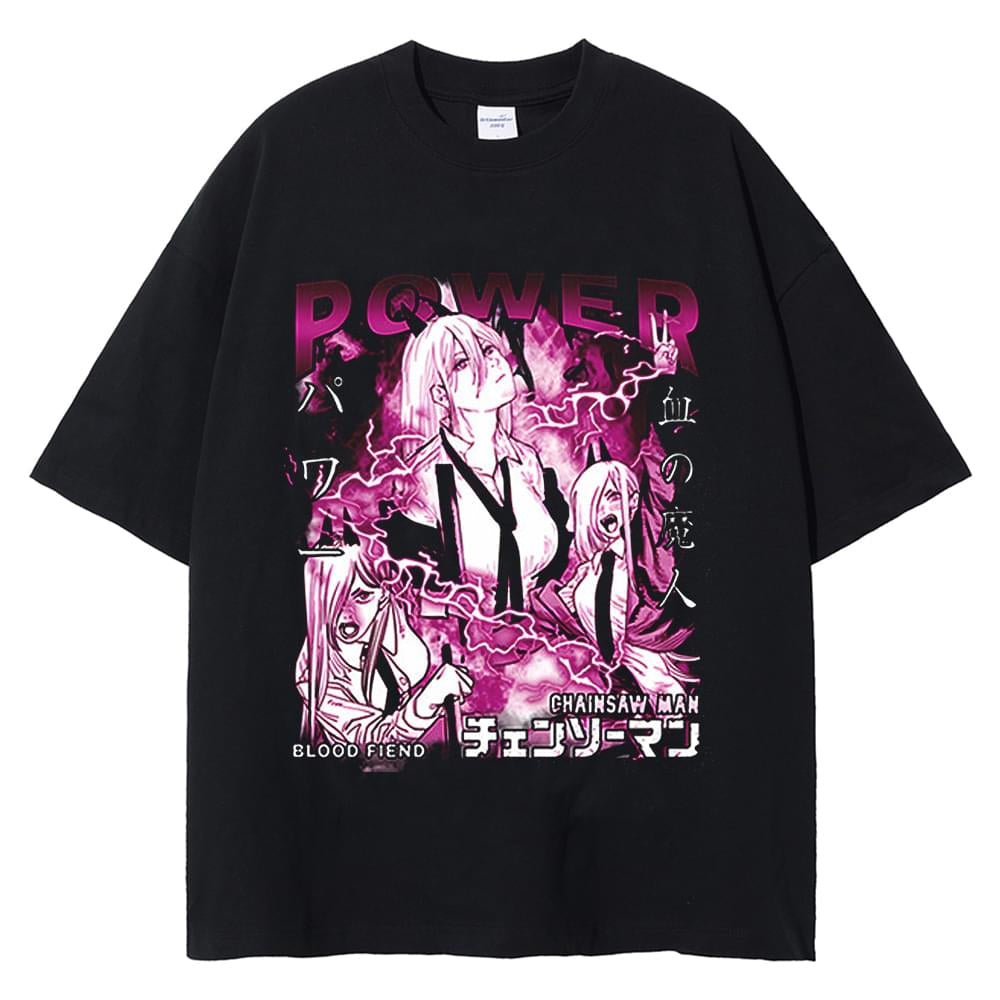 Chainsawman Power Tee – Zero Stigmata